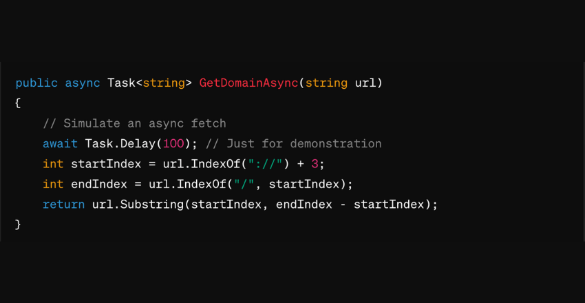 Substring-in-C-Sharp (C#) with - BizCoder Substring-in-C-Sharp (C#) with - BizCoder